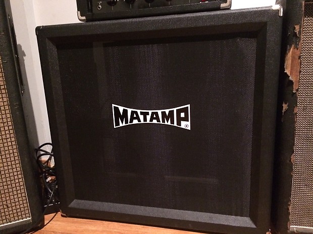 Matamp black 4X12 empty cabinet | Reverb