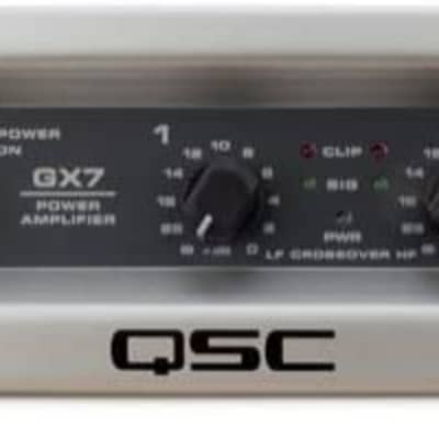 QSC GX7 1000-Watt Power Amplifier | Reverb
