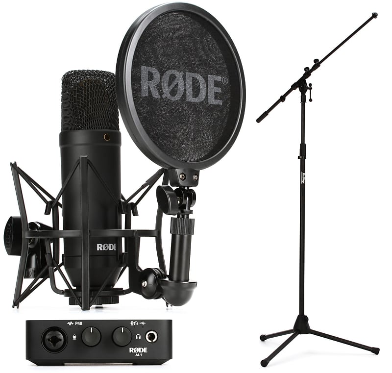 Rode Complete Studio Kit with NT1 Microphone and AI-1 Audio | Reverb