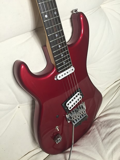 Kramer Focus 1000 Red Left Handed RARE Lefty with Kramer Case | Reverb