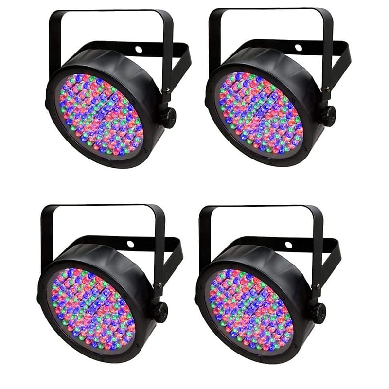 (4) Slimpar 56 Led Dmx Slim Par Can Stage Pro Dj Rgb Lighting | Reverb