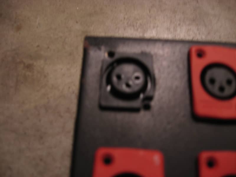 Whirlwind Panel Mount Red / Black | Reverb