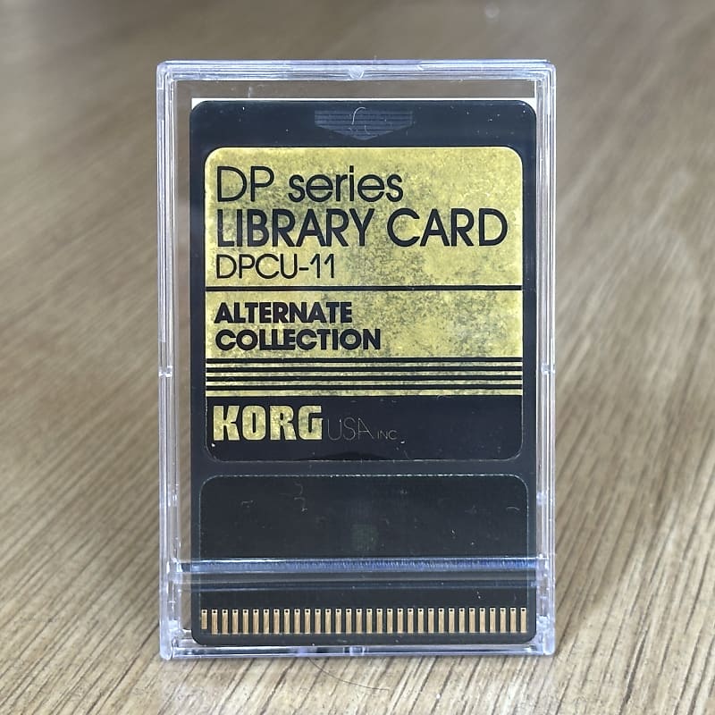 KORG DP Series Voice ROM Library Card // DPCU-11 | Reverb Australia