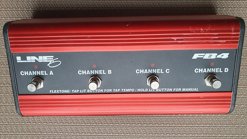 Line 6 FB4 Foot Controller - Red | Reverb