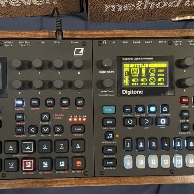 Elektron Digitone & Syntakt with wooden travel case & sound | Reverb