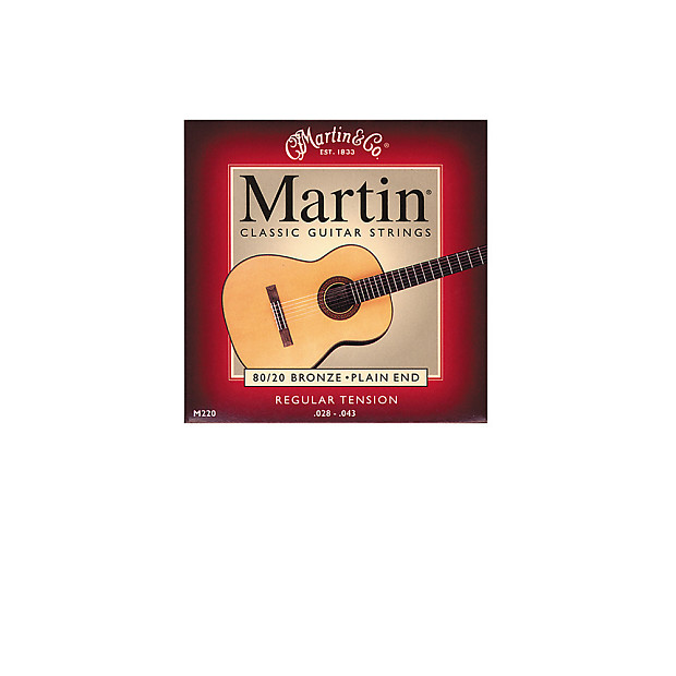 Martin Bronze Classical Guitar Strings - Plain End | Reverb