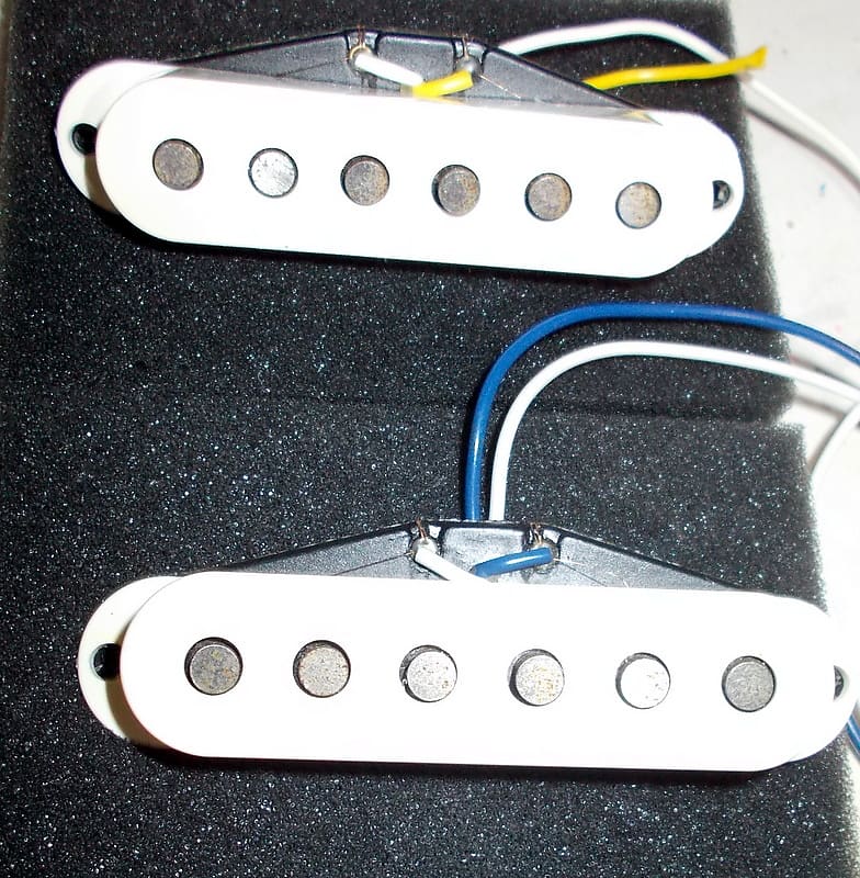 Fender American Standard Stratocaster Staggered Pole Pickups | Reverb