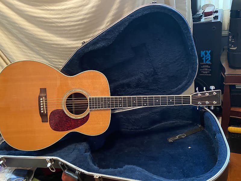 Martin M38 acoustic guitar 1993 Natural | Reverb