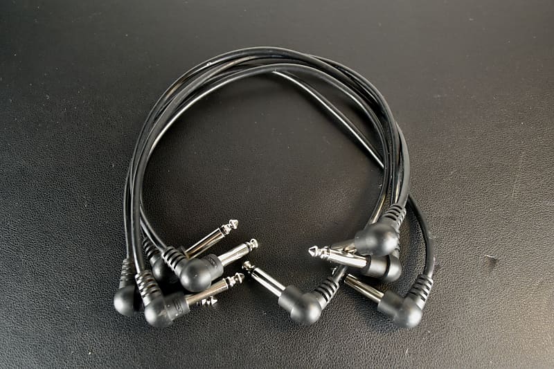Dunlop 4 x 12" Patch Cables 2010s - Black | Reverb UK