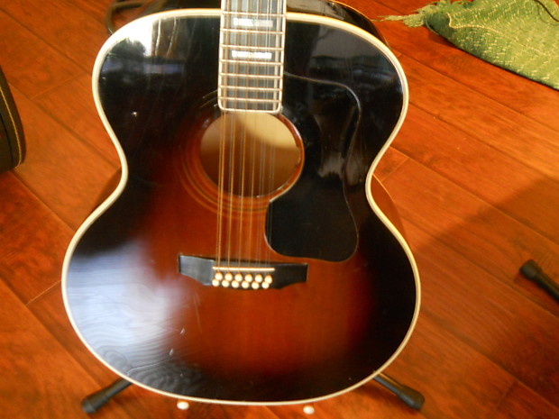 1981 Guild F 412-12 String-Burst Finish-With Guild HSC | Reverb