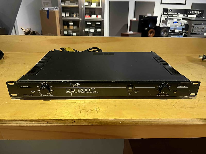 Peavey CS 200x Stereo Power Amplifier - 85 WPC - Rack | Reverb