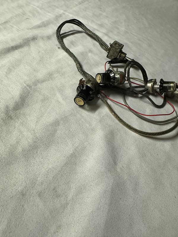 Teisco Wiring Hanrness 2 Vol 2 Tone W/ Knob MIJ Japan 1970s | Reverb