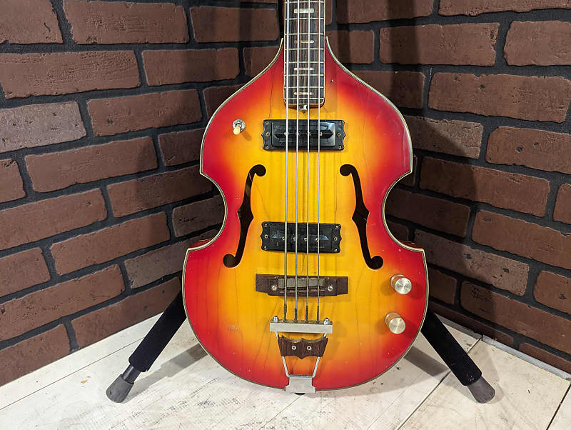 Vintage Viola Headstock Scroll Electric Bass Guitar | Reverb Australia