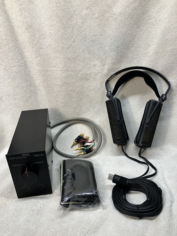STAX SR-Λ Lambda Headphones / ESL SRD-7SB Energizer + Extra | Reverb