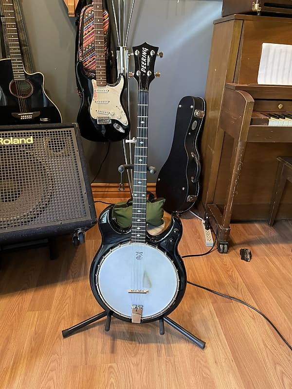 Deering Crossfire 5 String Professional Electric Banjo Late | Reverb