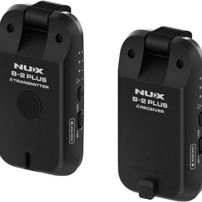 NUX B-2 Plus Wireless Guitar System Microphone 2.4GHz | Reverb
