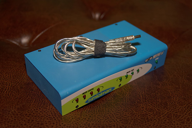 Midiman USB Midisport 4x4 MIDI Interface Blue | Reverb