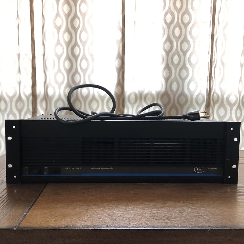 QSC 1200 Professional Stereo Power Amplifier | Reverb