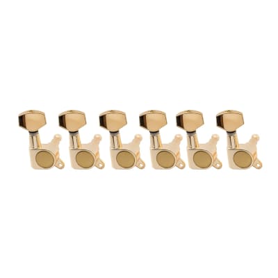 Sperzel Trim-Lok 6 in-line Locking Tuners Staggered (satin / | Reverb