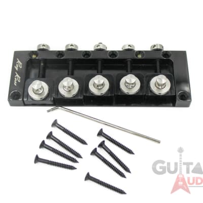 Ray Ross Saddle-Less 5-String Bass Bridge 19mm Black | Reverb