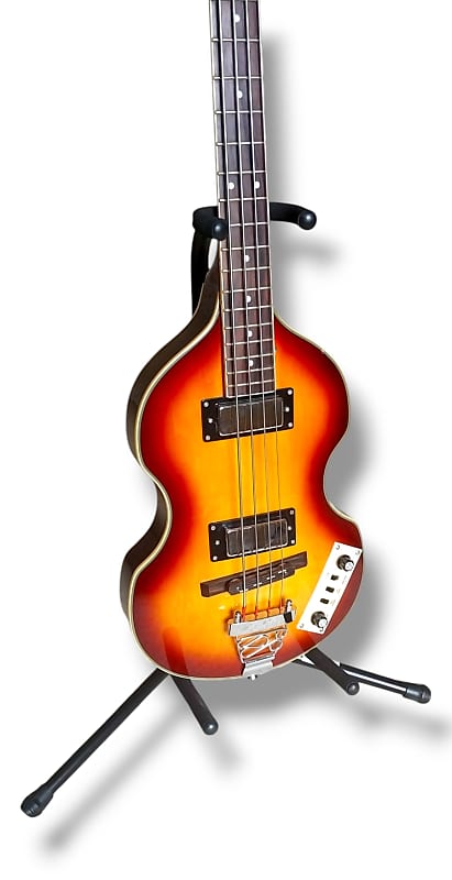 Beatles Violin Bass Guitar Jay Turser JTB-2B Semi Hollow - | Reverb