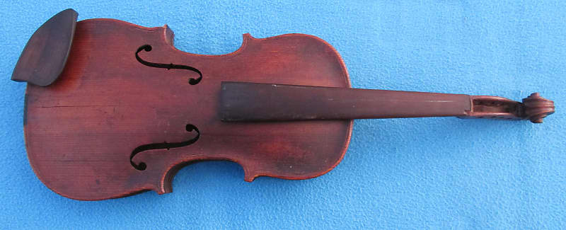 Vintage HOPF Violin-ONE PIECE FLAMED MAPLE BACK-4/4 SIZE | Reverb