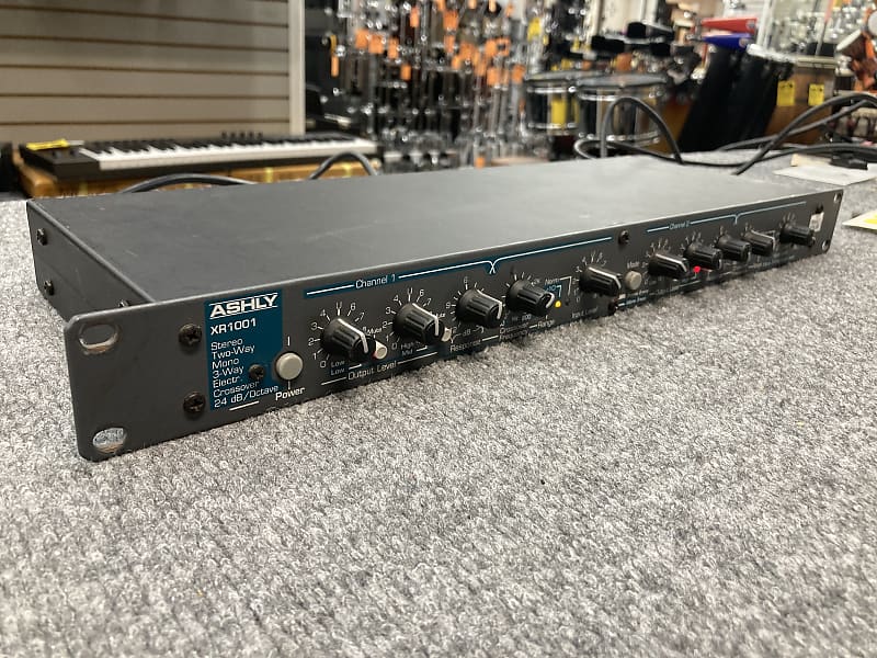 Ashly XR1001 stereo 2 way mono 3 way electr. crossover | Reverb