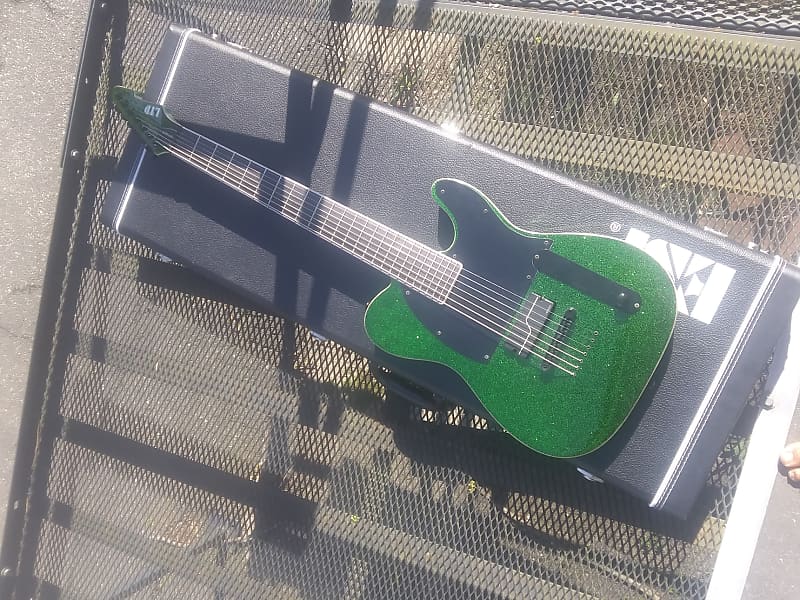 ESP LTD SCT-607B 2019 Sparkle Green Gloss | Reverb