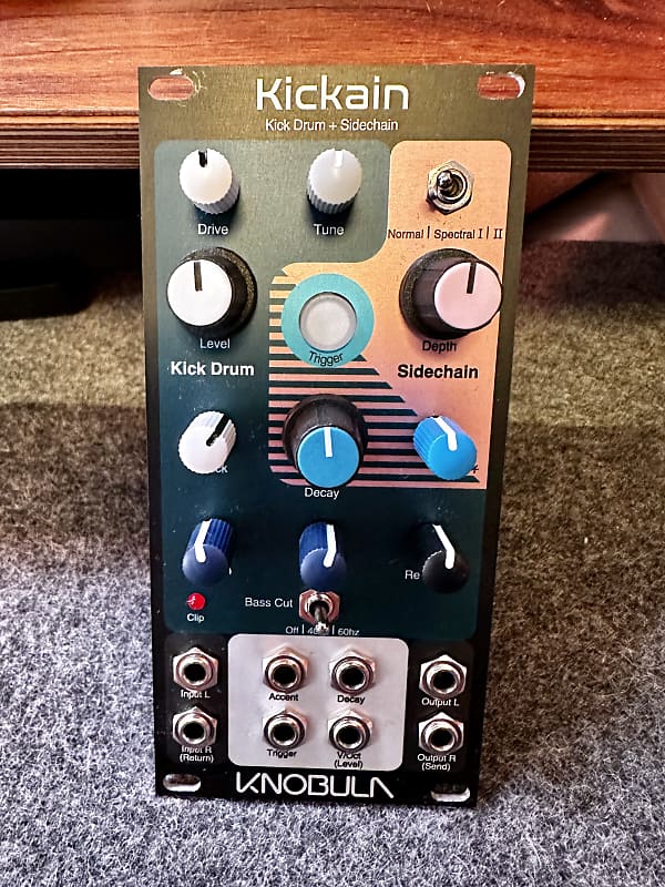 Knobula Kickain Kick Drum & Sidechain Eurorack Module 2022 - | Reverb