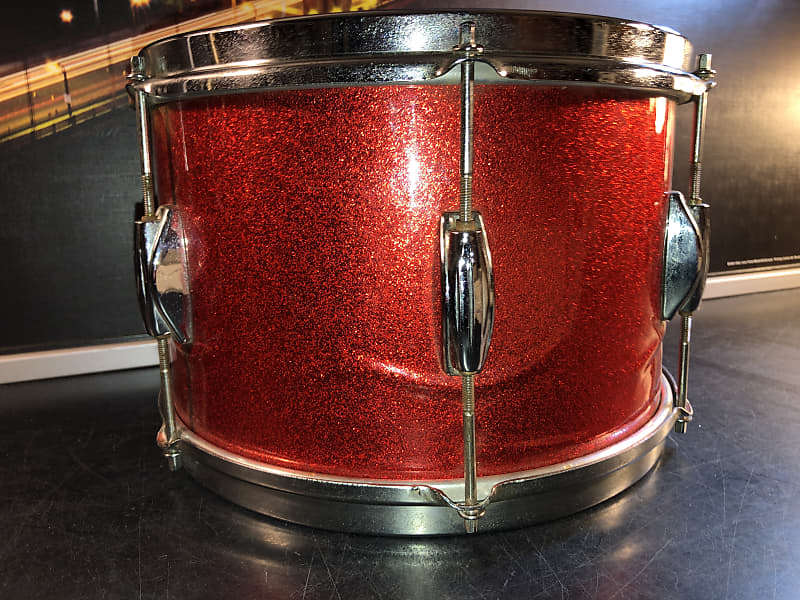 12” Vintage Pearl Rack Tom Club Date 1960s - 1970s - Red | Reverb