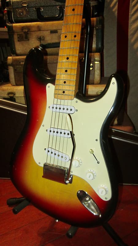 ~1976 Greco Super Sounds Stratocaster Sunburst w Original | Reverb