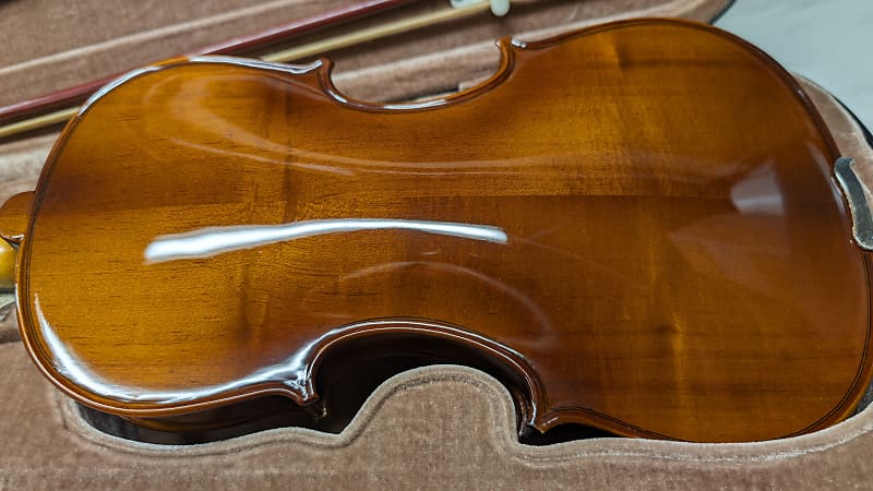 VERY NICE 3/4 VIOLIN Complete KIT w/ Full Setup - AMBER - All | Reverb