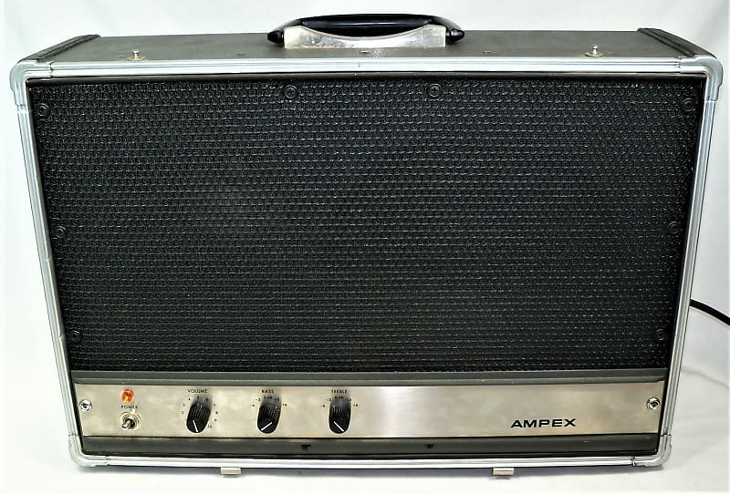1960's Ampex AA620 Suitcase Speaker Amplifier - Coffee House | Reverb