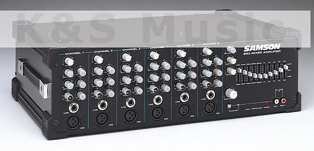 Samson S63 Powered Mixer Ultra Rare! NOS, Brand New and Fully | Reverb