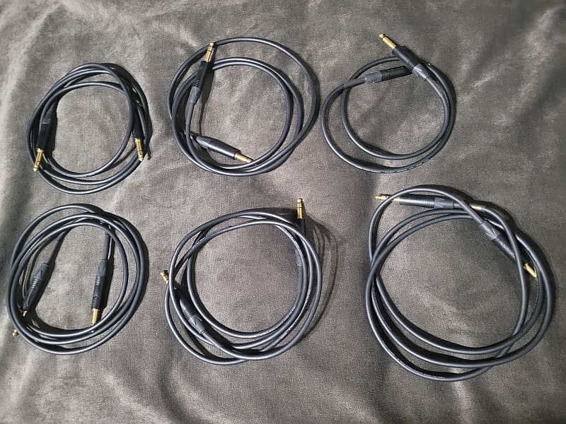 Mogami Gold 2534 Neglex Microphone Cable - Lot Of (6) Cables | Reverb