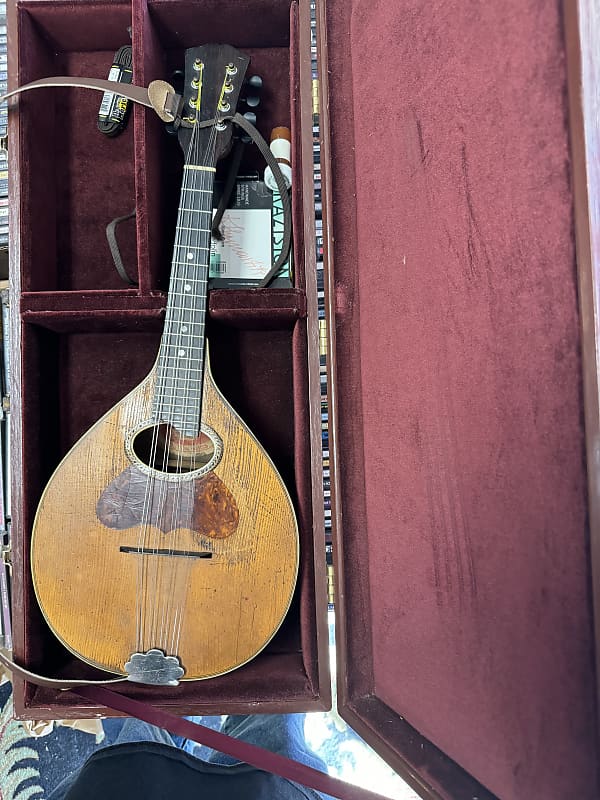 1915 Vega Flatback Mandolin w/HSC & Fresh Setup MUST SEE! | Reverb