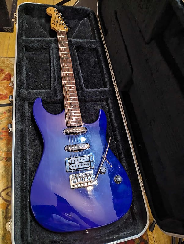 Squier Standard Series Stagemaster Stratocaster 1998-Cobalt | Reverb