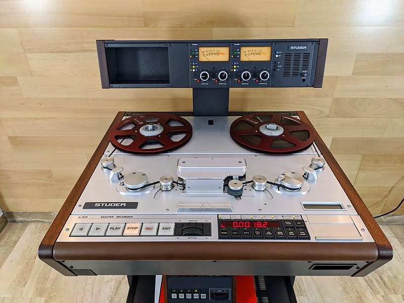 Studer A820 Reel Master Recorder 1/4" 2-Track Tape Machine | Reverb