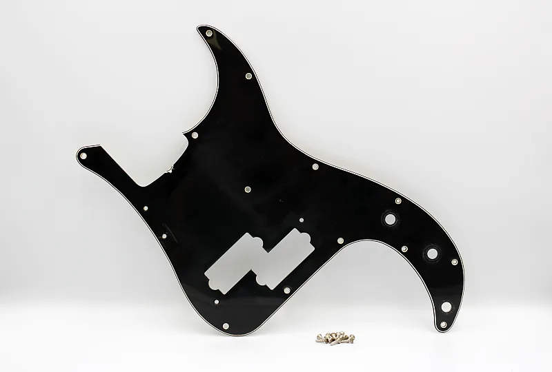 1974-1975 Vintage Fender Precision Bass Pickguard ~Black~ | Reverb
