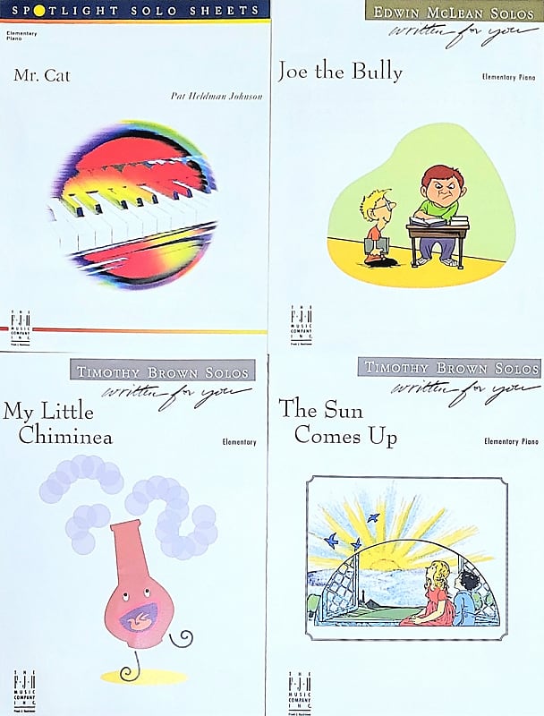 Miscellaneous Elementary Sheet Music Solos Bundles #6 for | Reverb
