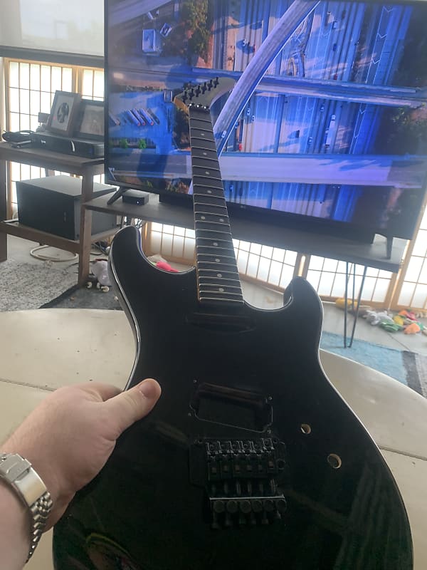 Kramer Lk-1bf husk Mid 80’s - Black | Reverb