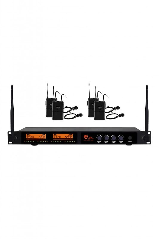 Nady DW-44 Quad Digital Wireless Lapel Microphone System | Reverb