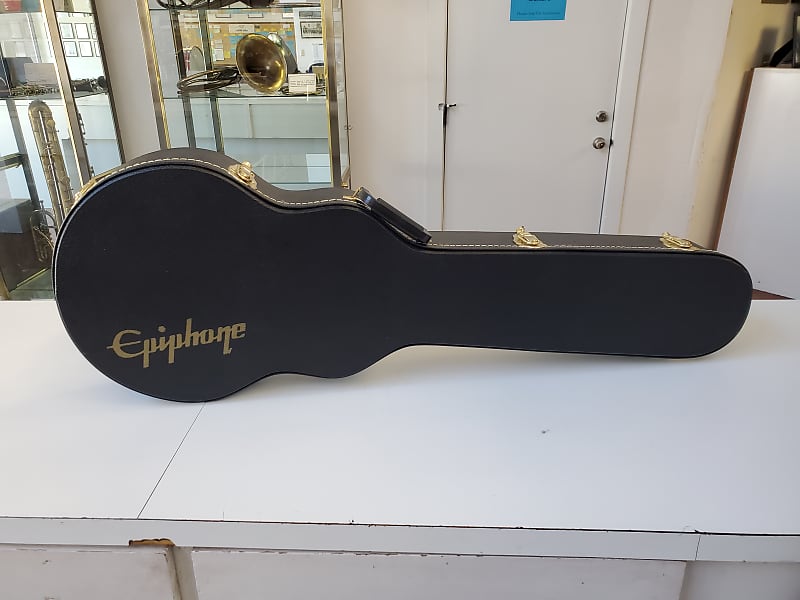 New Old Stock Epiphone Blueshawk Case Black Tolex Made in | Reverb