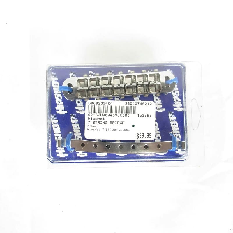 Hipshot 7 String Bridge - Gray | Reverb