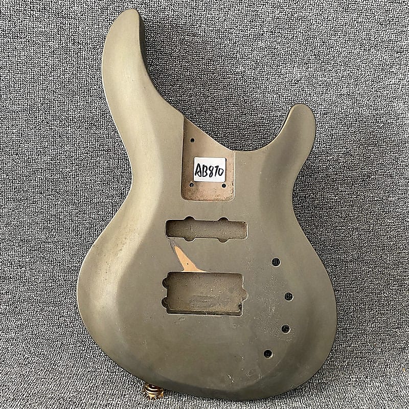 Solid Basswood Metallic Finish Bass Guitar Body | Reverb