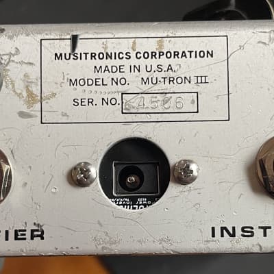 Restored 1973 Musitronics Mu-Tron III Envelope Filter with | Reverb