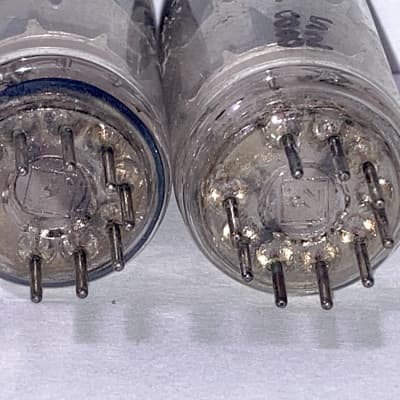 Telefunken 12AT7 ECC81 Tubes, Closely Matched Pair, NOS | Reverb