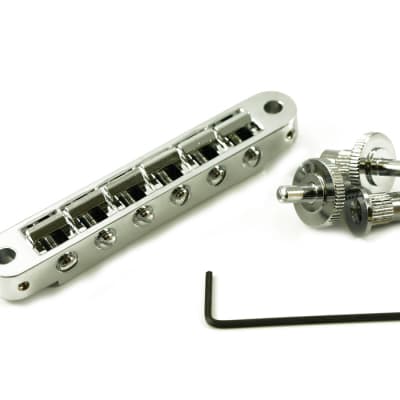 TonePros TP6-C Standard Metric Locking Tune-O-Matic Bridge | Reverb