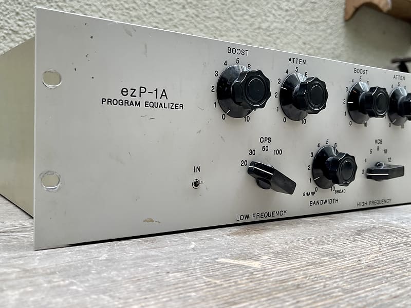 AML ezP-1a (PAIR) Program Equalizer (passive EQ “Pultec | Reverb