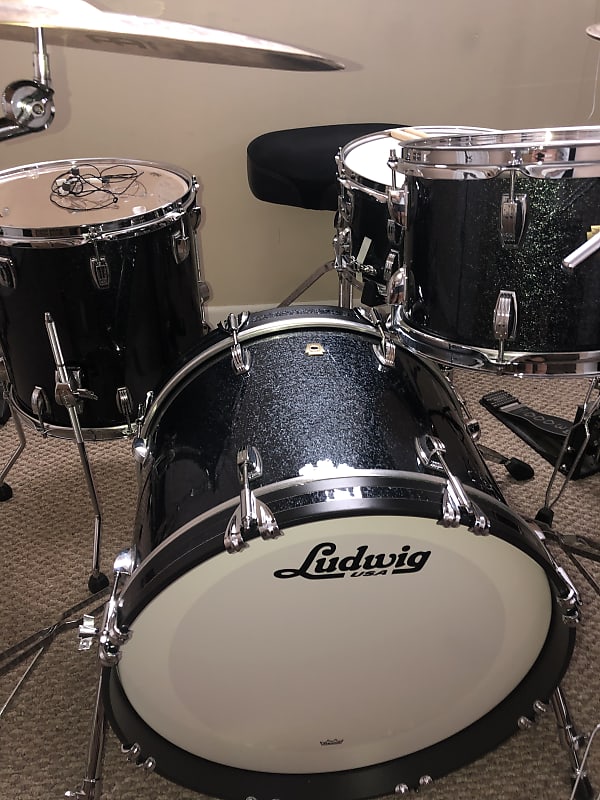 Ludwig Classic Maple 2020 Black Sparkle | Reverb